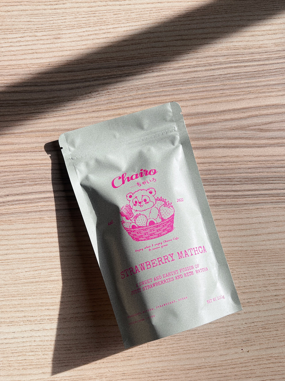 Pre-Order; Strawberry Matcha Latte Powder – Chairo Cafe